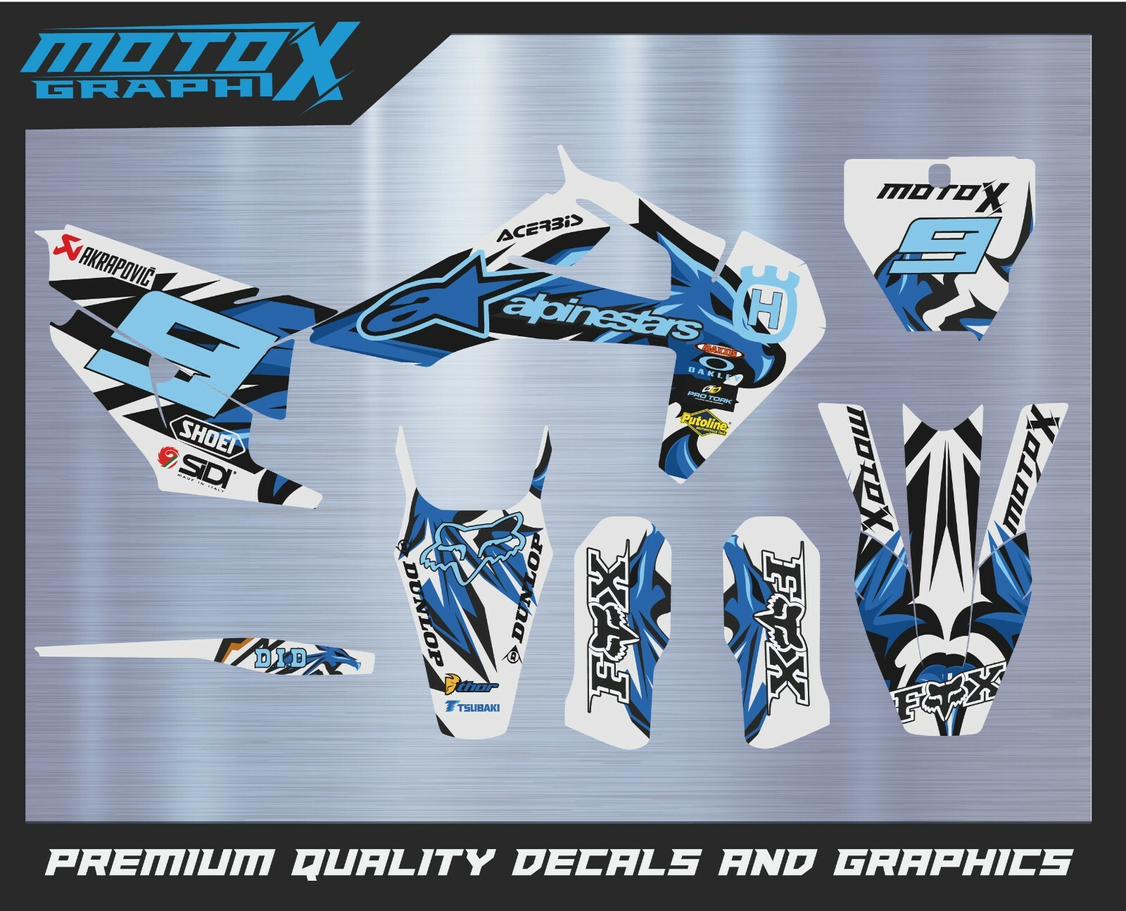 Husqvarna FS450 - Graphics and Decal kit -TC FC FE TE 450 250 300 125 ...