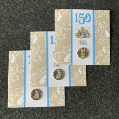Peter Rabbit 2016, 2017 and 2018 Coloured 50p Royal Mint Coins | eBay UK