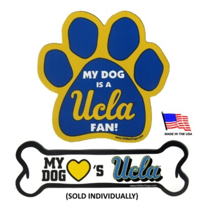 All Star Dogs Ucla Bruins Car Magnets - Paw | eBay