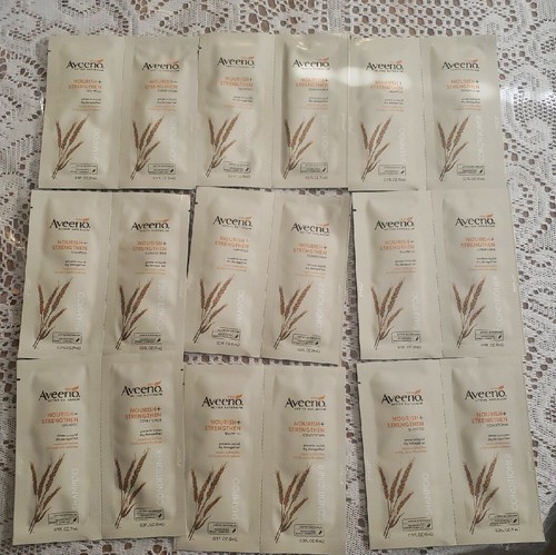 9 AVEENO Active Naturals NOURISH Shampoo & Conditioner Travel Pack ...