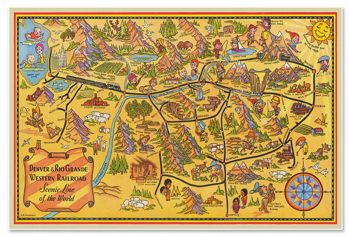Colorado Railroad Map