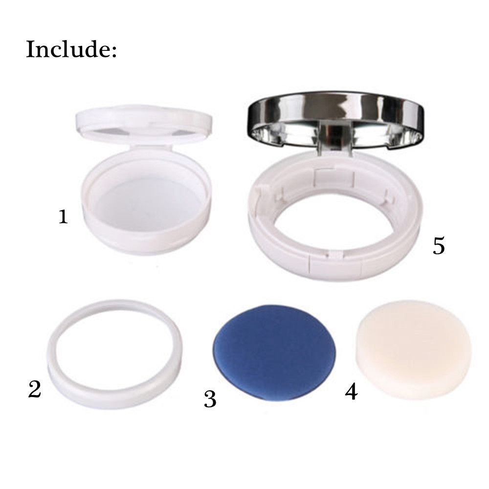 Cushion Mirror Case Empty Box With Powder Puff BB Cream Container ...