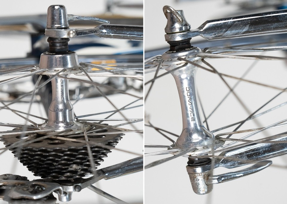MOSER LEADER AX SHIMANO DURA ACE 7400 ROAD RACING BIKE STEEL CLINCHER ...