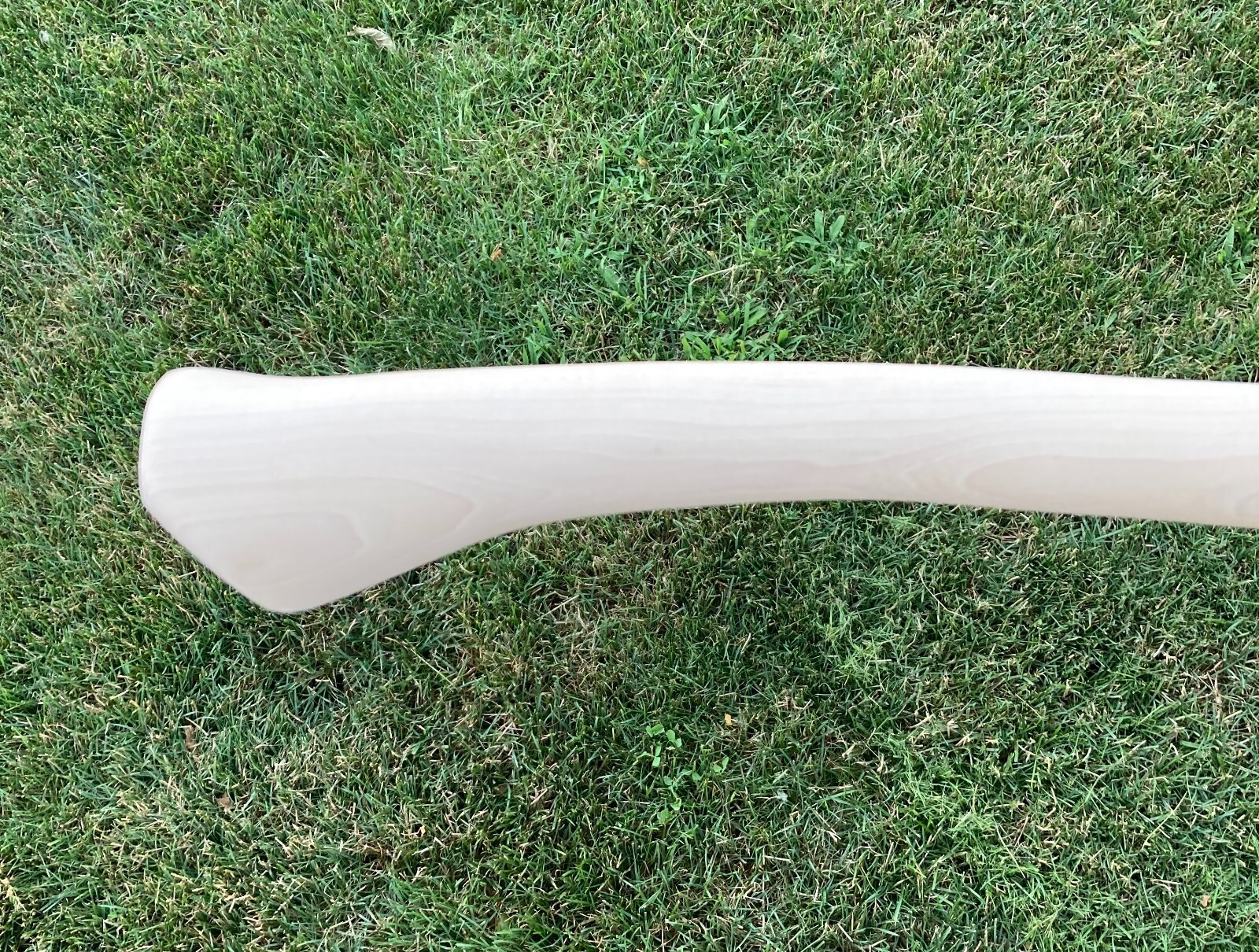 HICKORY 32" Single Bit Bent AXE HANDLE ~ UNFINISHED ~ Amish Made | eBay