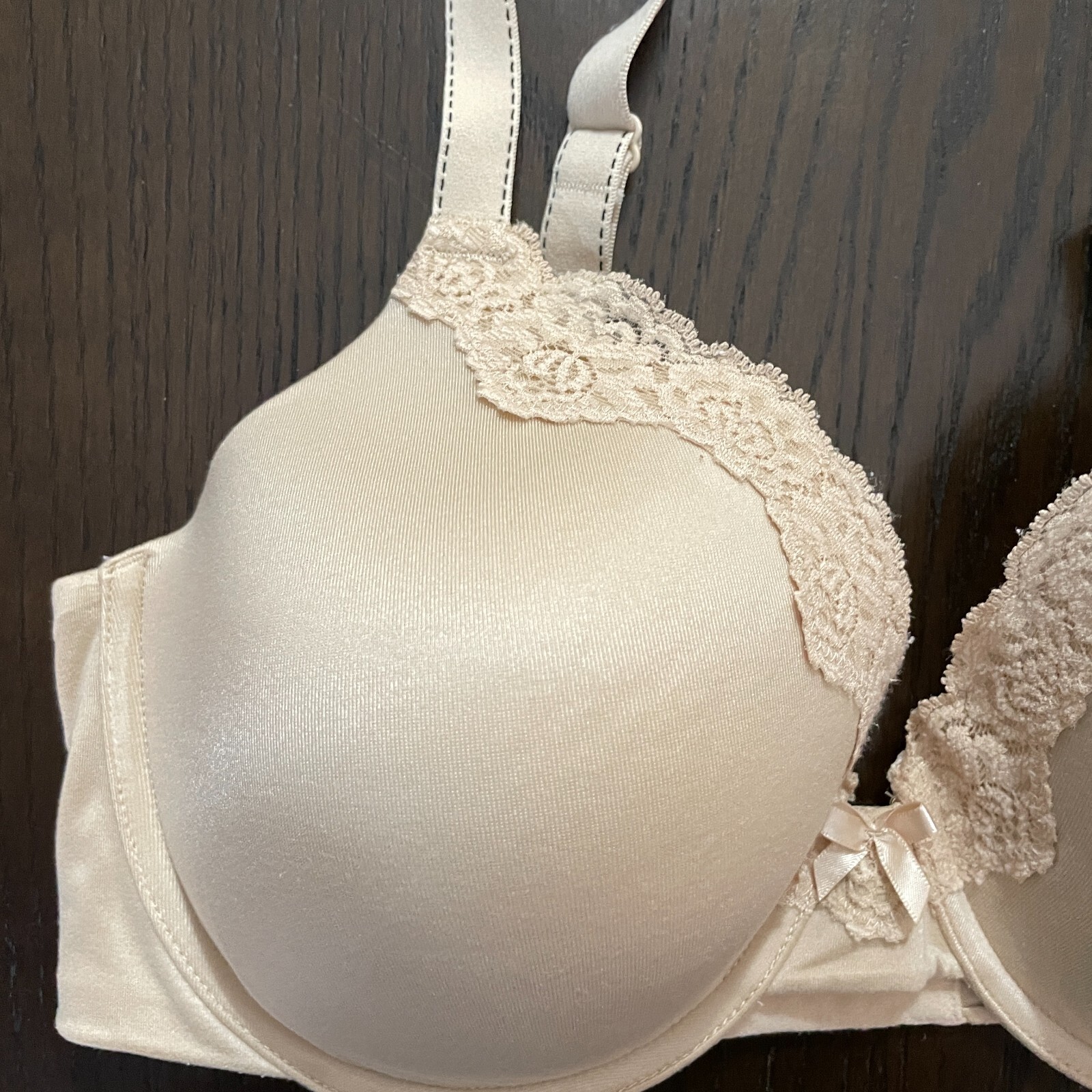 Maidenform Bra 36DD Satin Padded Cups Underwire 09404… - Gem