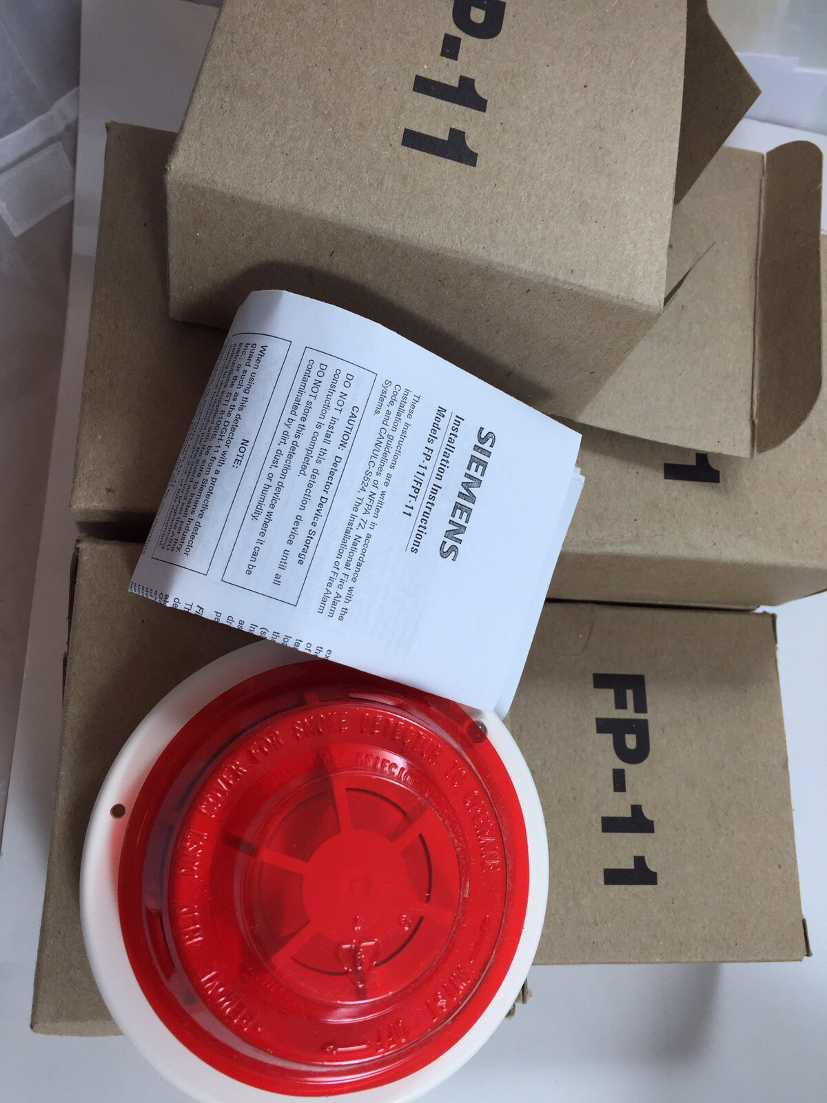 Siemens FP-11 Addressable Intelligent Smoke Detector - Fire Photo ...