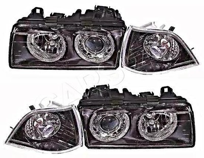 BMW E36 90-00 2D Headlight Front Lamp+Corner light Turn Signal SET ...