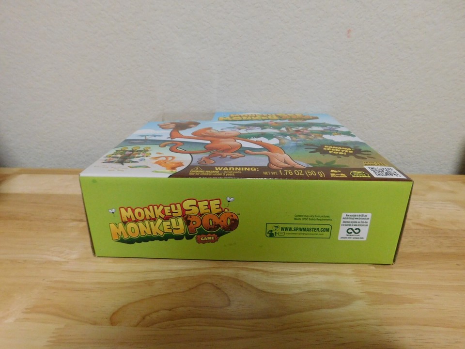 New Spinmaster Games Monkey See Monkey Poo Game | eBay UK