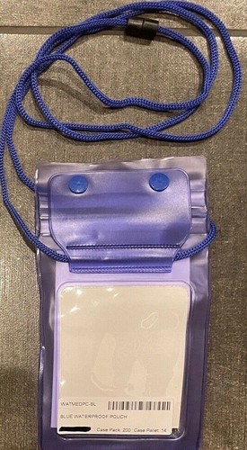 Blue Waterproof Pouch with String - Free Shipping | eBay