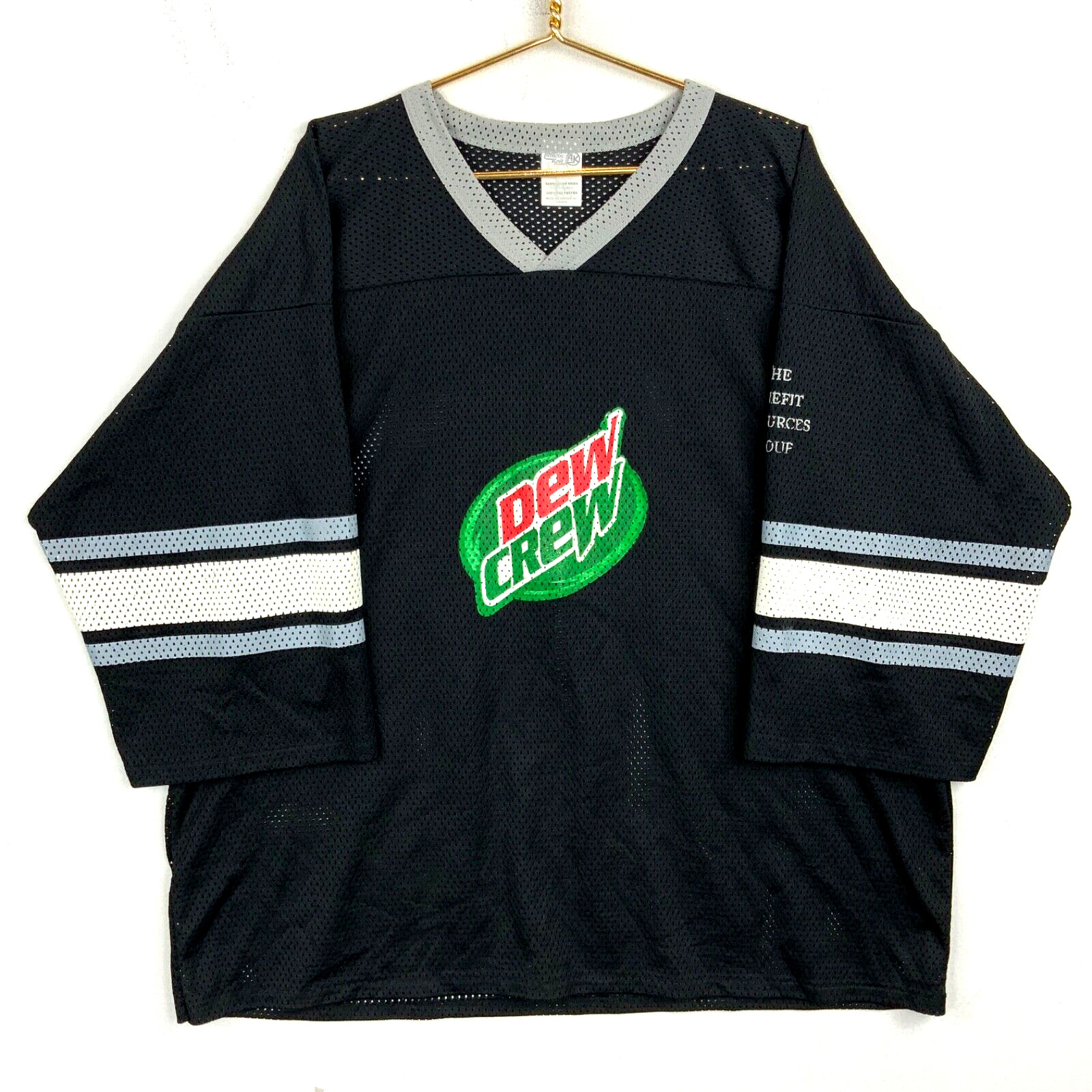 Vintage Dew Crew Mountain Dew #66 Athletic Knit Jerse… - Gem