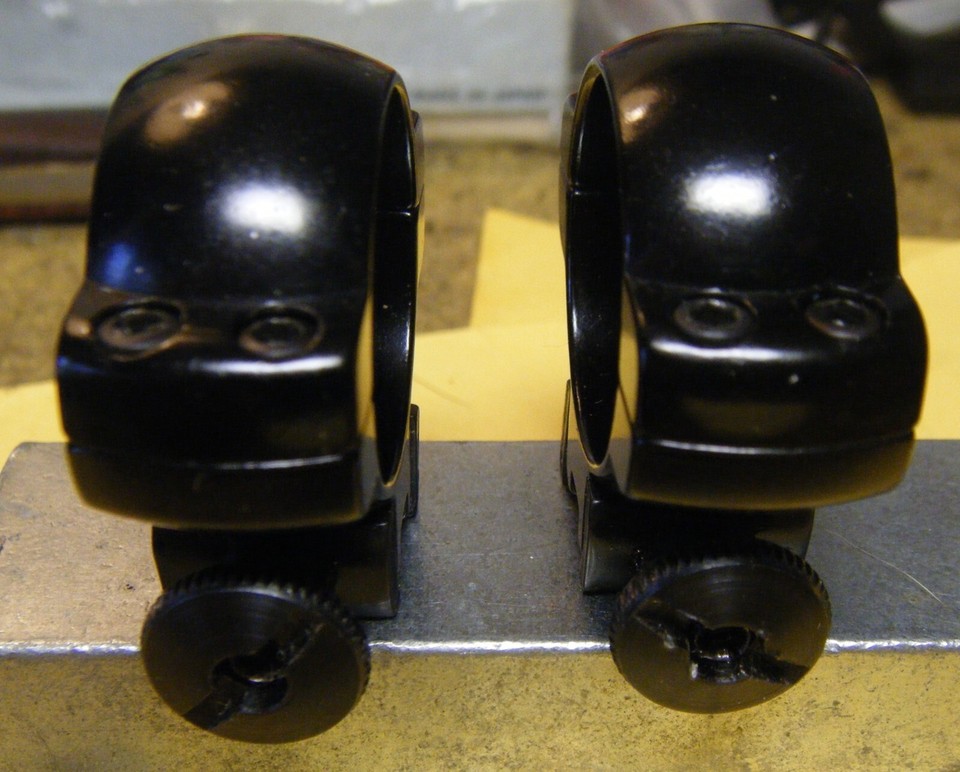 Vintage Redfield 1 inch Scope Rings 22 Rimfire FR Bases | eBay