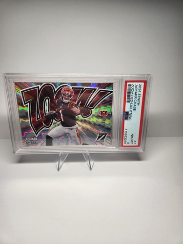 2024 Ja'MARR Chase Red Lightning Zoom Case Hit Cincinatti Bengals SSP ...