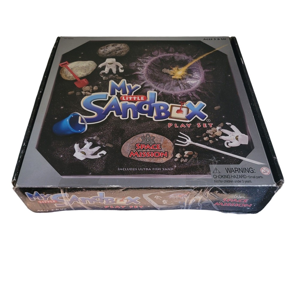My Little Sandbox Space Mission Play Set Ultra Fine Sand Astronauts ...
