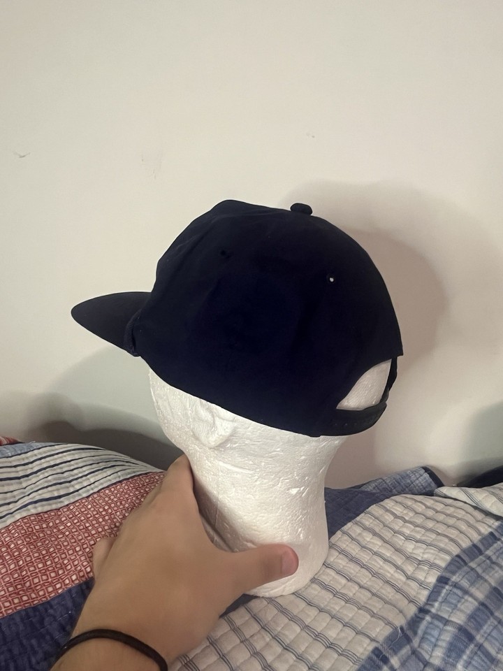 Vintage ATF Hat Snapback Cap Navy Blue Gold Embroidered Rope Law ...