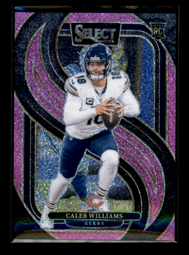 2024 Panini Select #114 Caleb Williams Pink Glitter RC Premier 15/15 ...