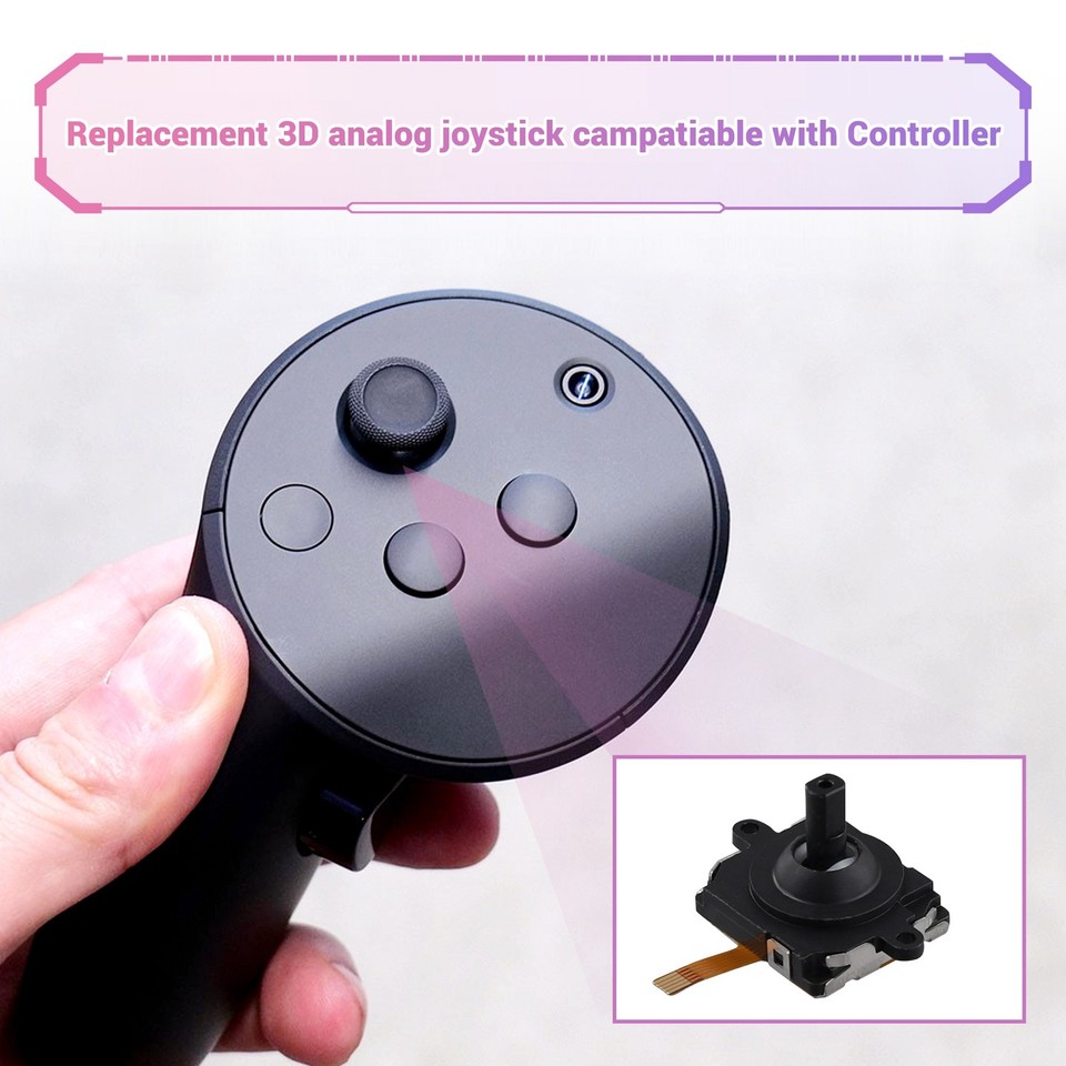 2 Stück 3D-Analog-Joysticks für Meta VR-Controller, Thumbstick, 3D ...