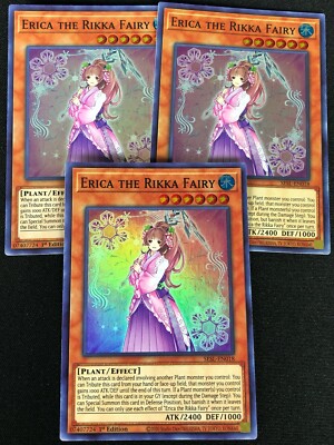 YUGIOH ERICA THE RIKKA FAIRY SESL-EN018 1ST SUPER X3 (NM) | eBay