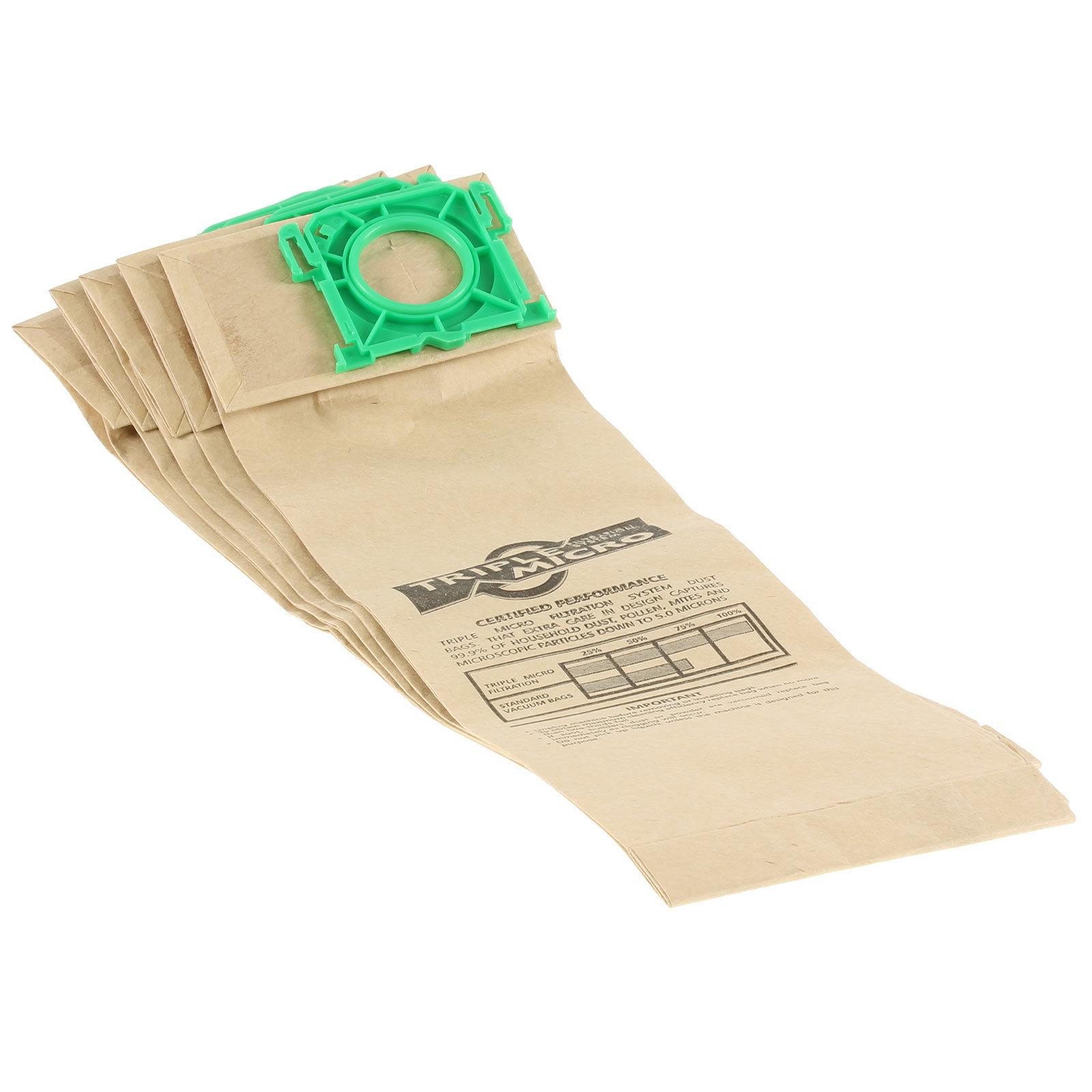 10 X Paper Dust Bags For Sebo X & C Series Vacuum Cleaner With Plastic ...