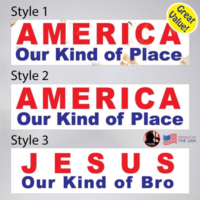 Bumper Sticker Forrest Gump America Our Kind of Place Patriotic Lt. Dan ...