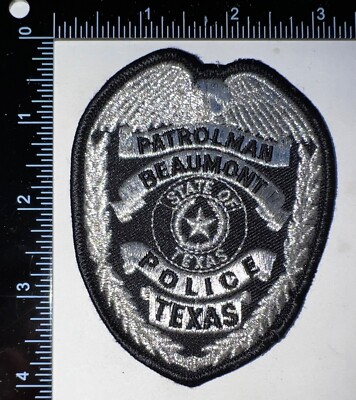 Beaumont Patrolman TX Texas Police Department Patch | eBay