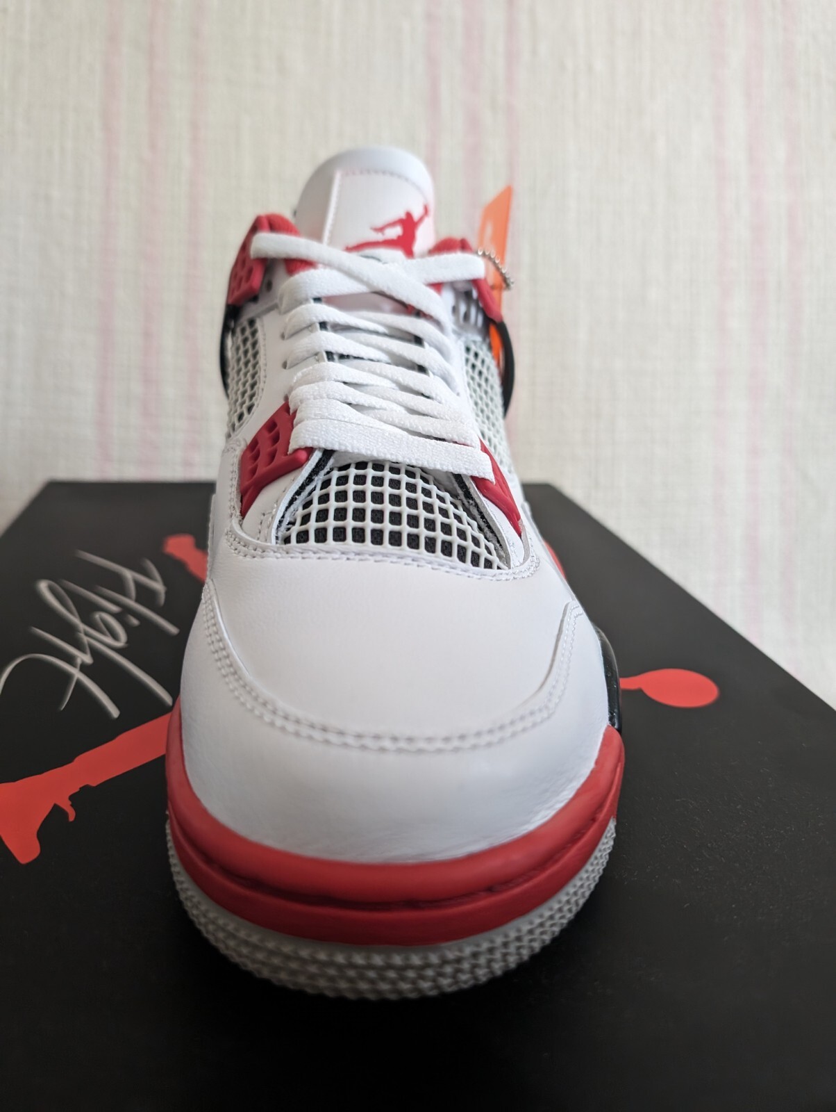 Jordan 4 Retro OG Fire Red White AJ4 AJIV 2020 DC7770 160 Men's Shoe ...