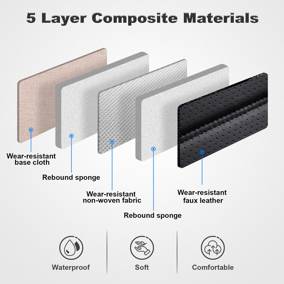 For Subaru Forester Outback Car Seat Cover PU Leather Protector w ...