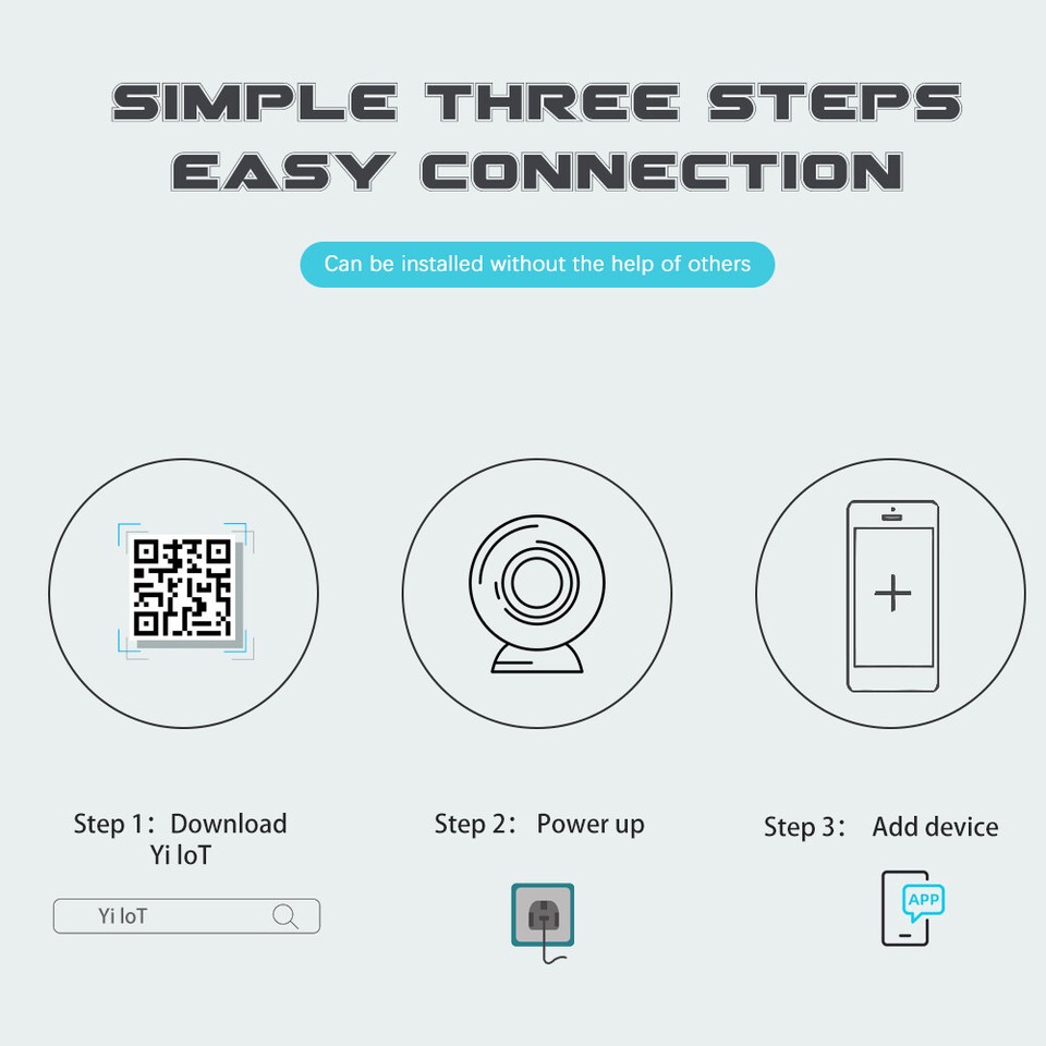 Yi Lot App HD 1080P Wireless Wifi 5G Home Security IP Camera Smart ...