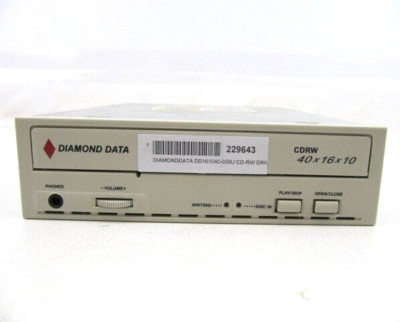 Diamond Data Internal CD-RW CD-ROM Drive IDE CD DD161040-058U ...
