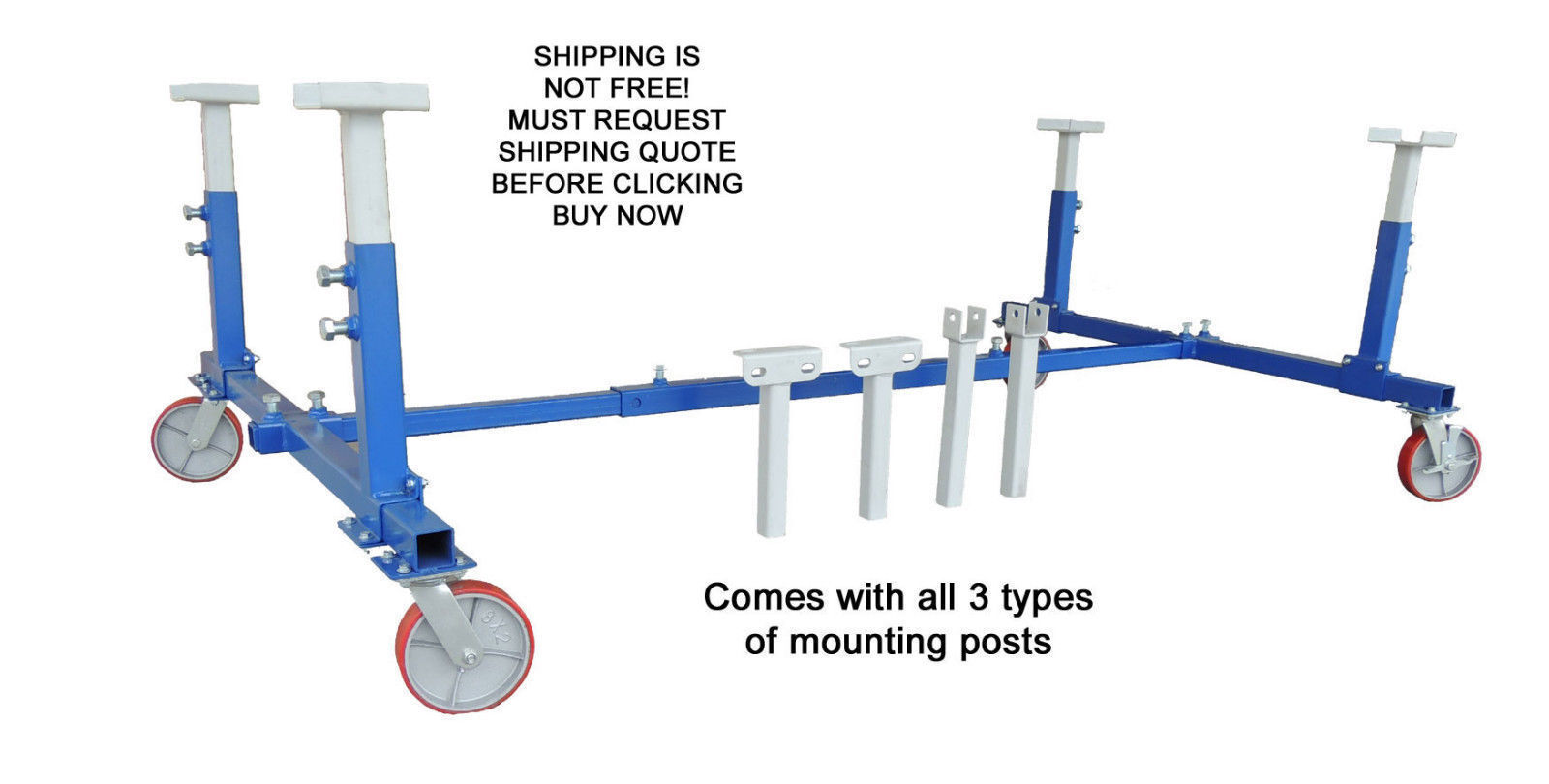 NEW Kernel Adjustable 3000 lb. Mobile Restoration Car Body Dolly Cart ...