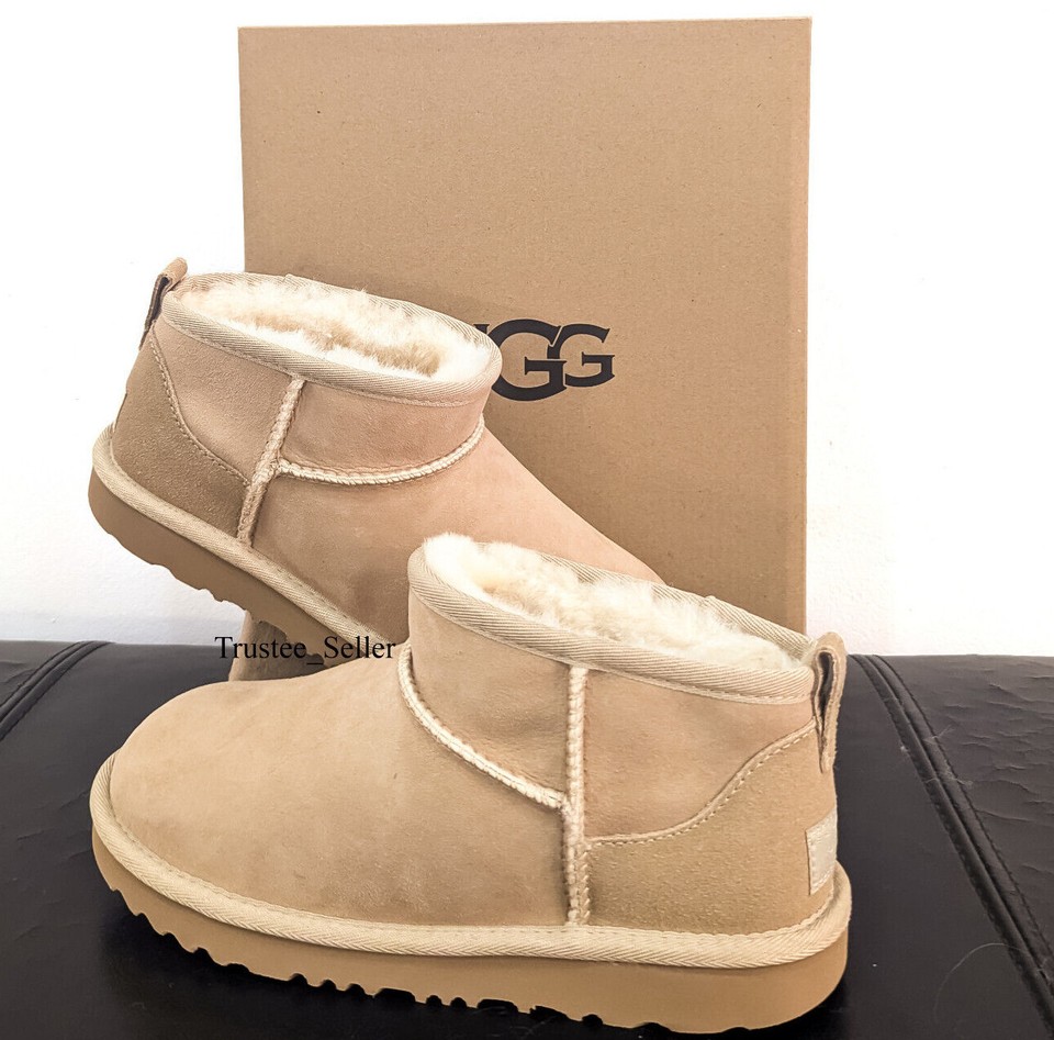 New in Box 100% Authentic UGG Brand Kids Classic Ultra Mini Boots Sand ...