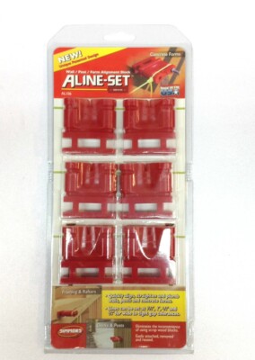 Lot of (6) Aline-Set Concrete Forms Fences Walls Posts Frames Line ...