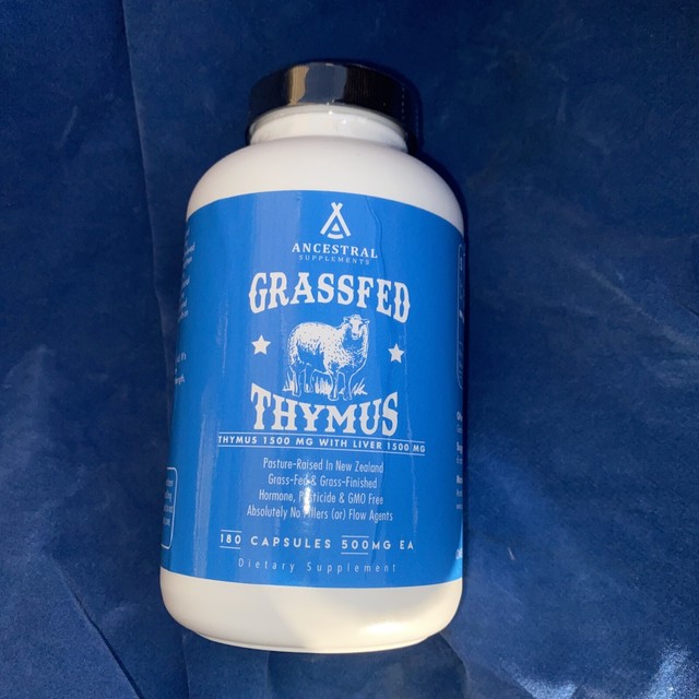 Ancestral Supplements Grass Fed Thymus Extract - 180 Capsules for sale ...
