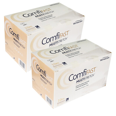 2 x Beige Line Comfifast Multistretch Elasticated Tubular Bandage 3.5cm ...