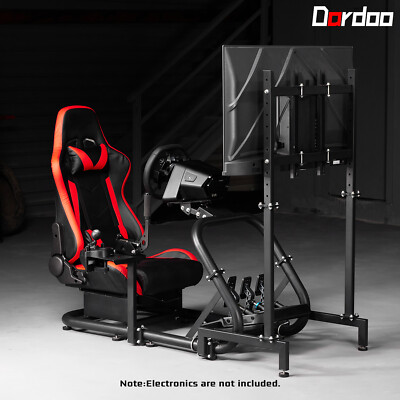 Dardoo Racing Sim Cockpit with Stand/Seat/Monitor Fit Logitech G29 ...