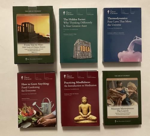 LOT 6 The Great Courses History + Art + Science + Health 22 DVDs ...