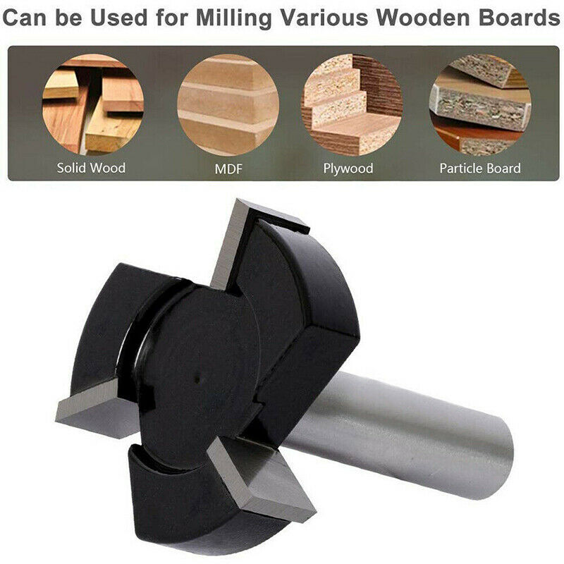 CNC Spoilboard Surfacing Router Bit 1/2 Inch Shank Slab Flattening ...