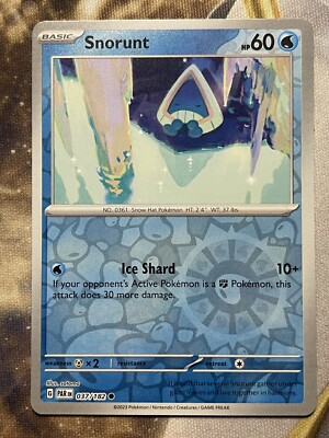Pokémon TCG Snorunt 037/182 Paradox Rift Reverse Holo Common | eBay