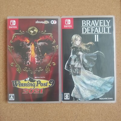 Nintendo Switch Winning Post 9 2021 and Bravely Default II 2 Set Of 2 ...
