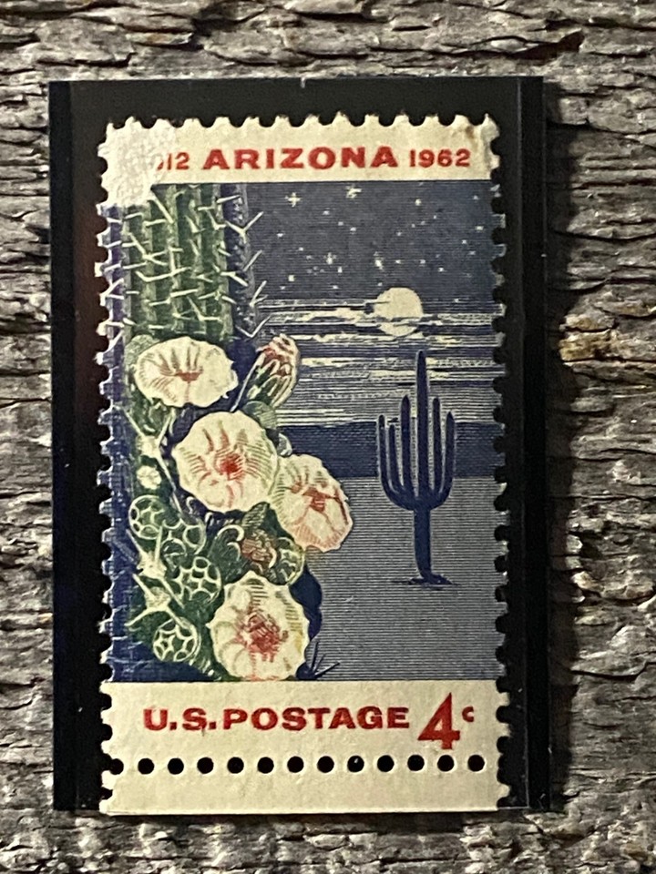 1962 Arizona Statehood 1912-1962 4 Cent 4c Stamp Scott #1192 2B | eBay