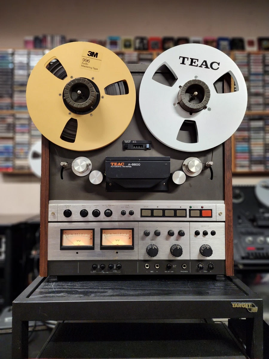 美品 付属品多数 通電OK 動作未確認 TEAC A-6600 ティアック オープンリールデッキ 音響 STEREO TAPE DECK ...