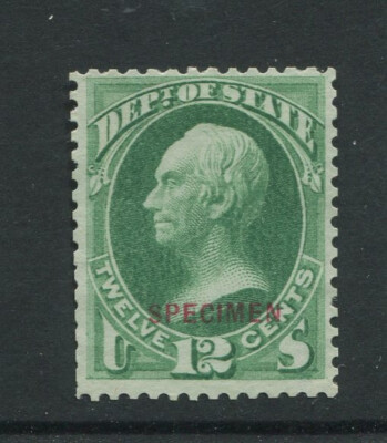 O63S State Dept Official Specimen Special Printing Stamp (BX 4366) | eBay
