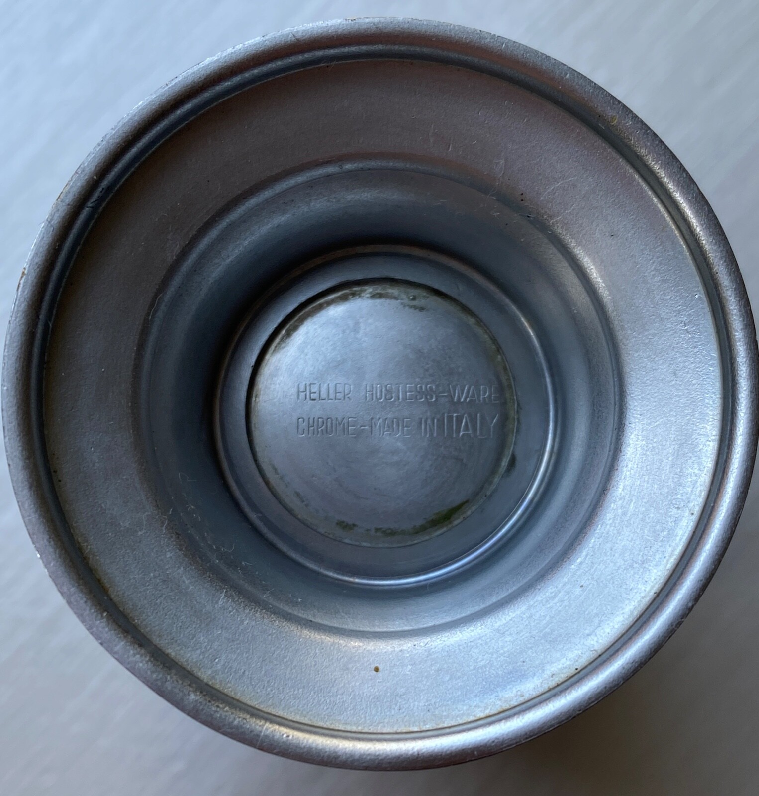 CHROME HELLER HOSTESS WARE Cigarette Urn. Footed Cup. Made in Italy. | eBay