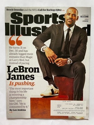Sports Illustrated Magazine 12/7/2015 LeBron James Cover With Label | eBay
