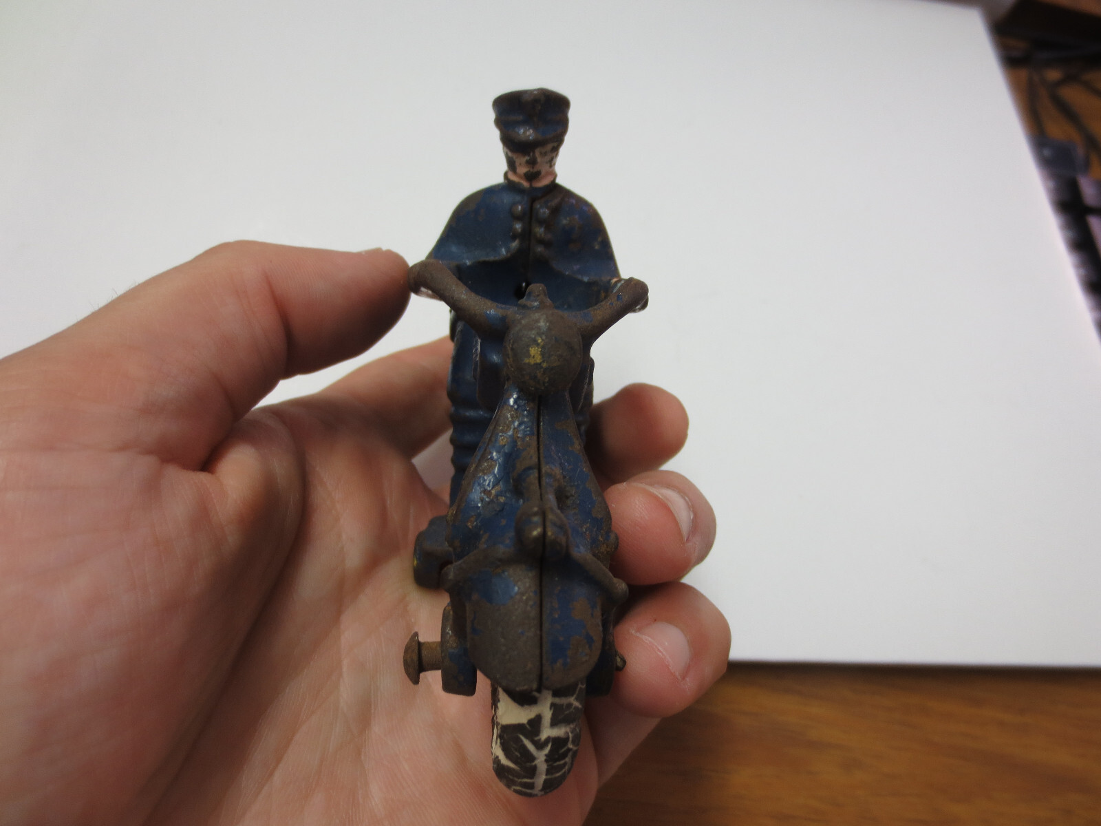 Original 1930s Cast Iron Champion Motorcycle Police Toy (Hubley?) | eBay