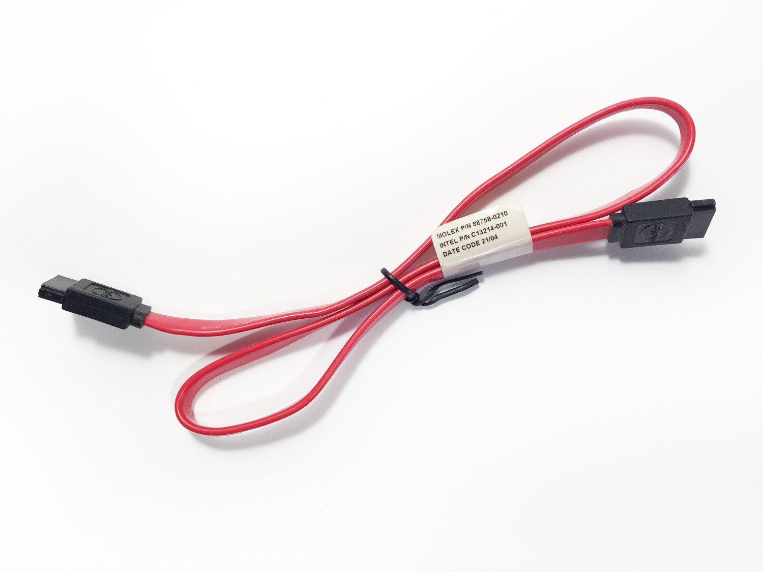 Set of 2 Different ATA VW-1 Cables AWM 2725 30V Red/Black FOXCONN ...
