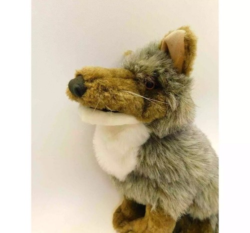 FOLKMANIS Large Plush Hand Puppet Coyote Full Body 17” Realistic ...