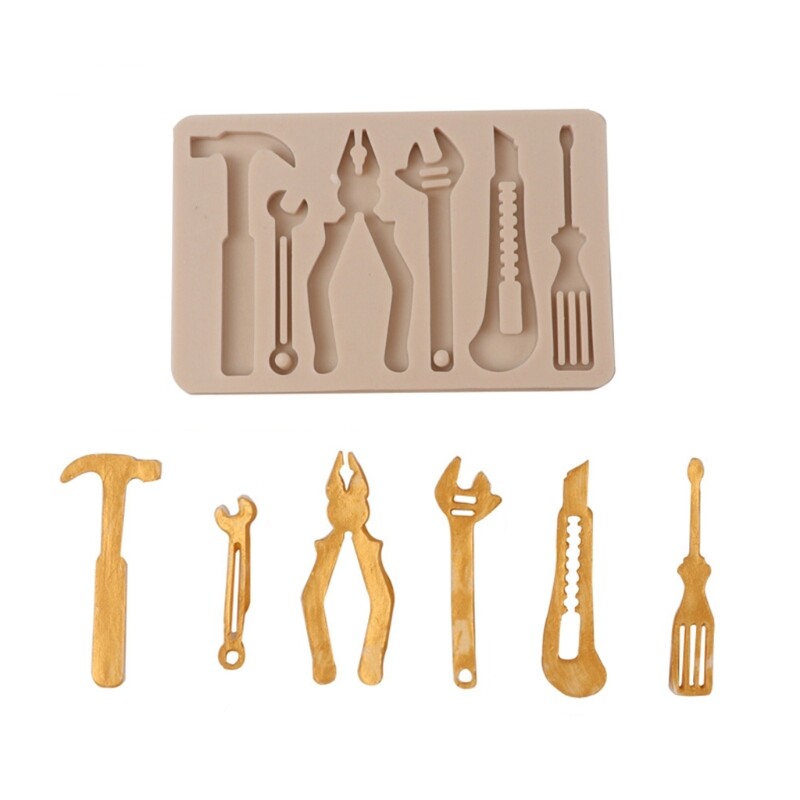 Spanner Ladder 3D Silicone Fondant Mold Hardware Tools Home | eBay