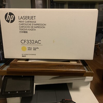 Original Genuine HP Cf332A YELLOW TONER CARTRIDGE SEALED!! NEW!! | eBay