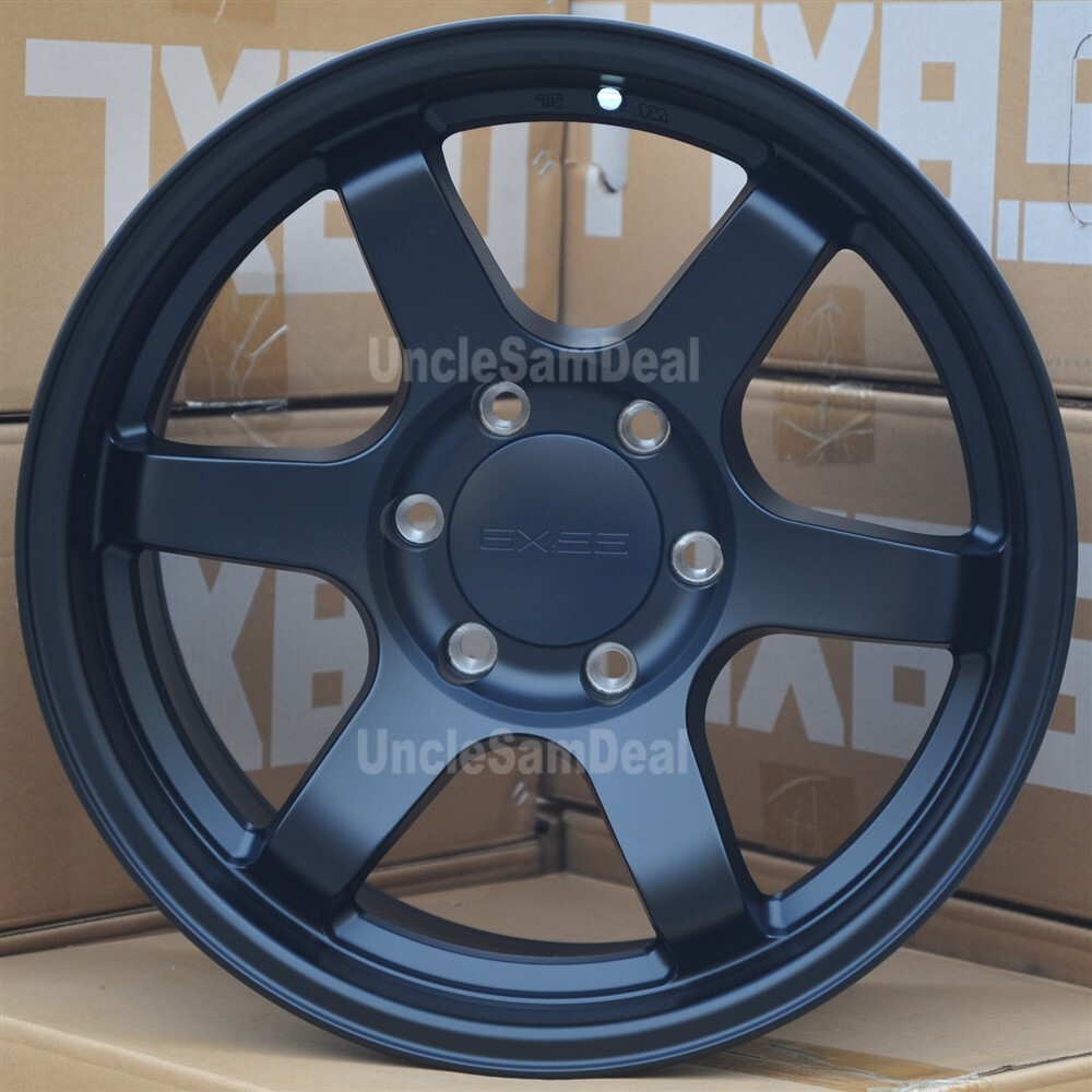 18" 18x9 6x139.7 6x5.5 9SIX9 SIX-1 MATTE BLACK TE 6 SPOKES TRUCK WHEELS ...