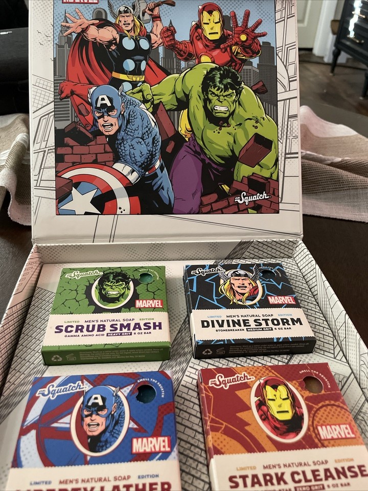 Dr. Squatch LIMITED EDITION: Avengers 4 Bricc Collection with ...